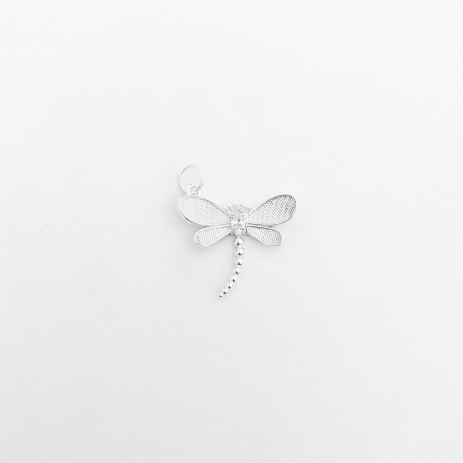 Pingente Líbelula com Zircônia | La Plata Joias
